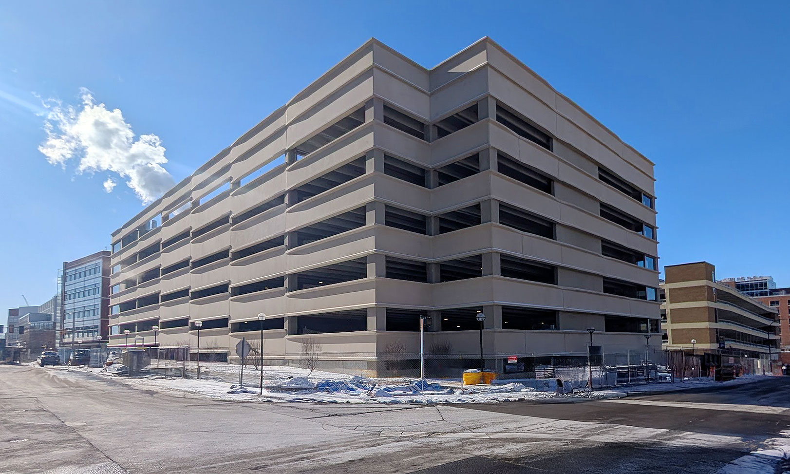 Zina Pitcher parking structure opens, expanding access and sustainable ...